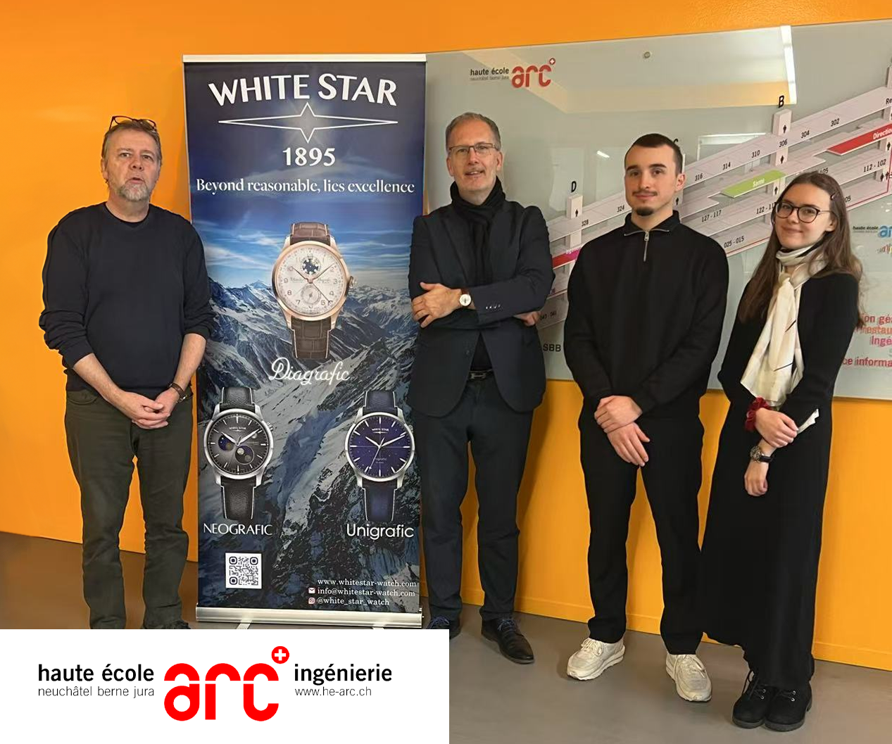 les Talents de Demain : Notre contribution à la Haute École Arc de Neuchâtel – White Star Watch